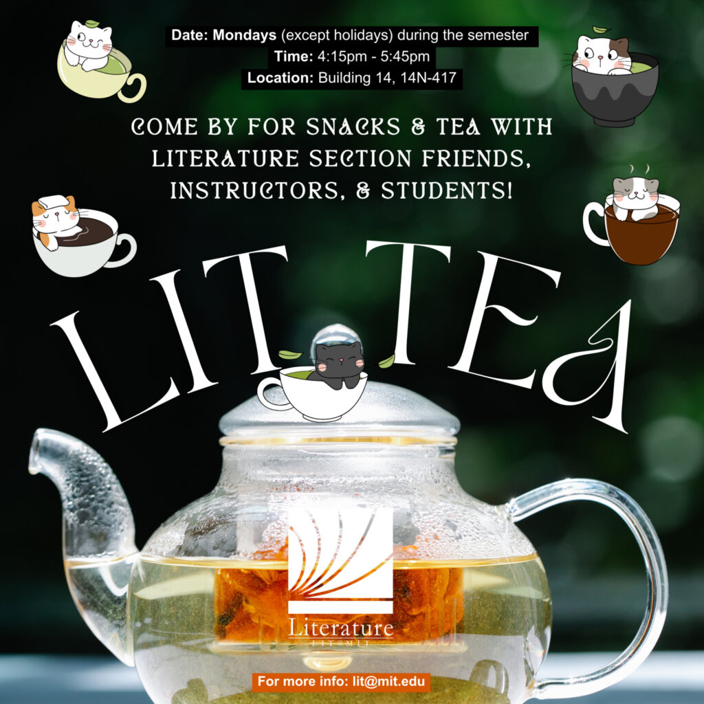 Lit Tea - MIT School of Humanities, Arts, and Social Sciences